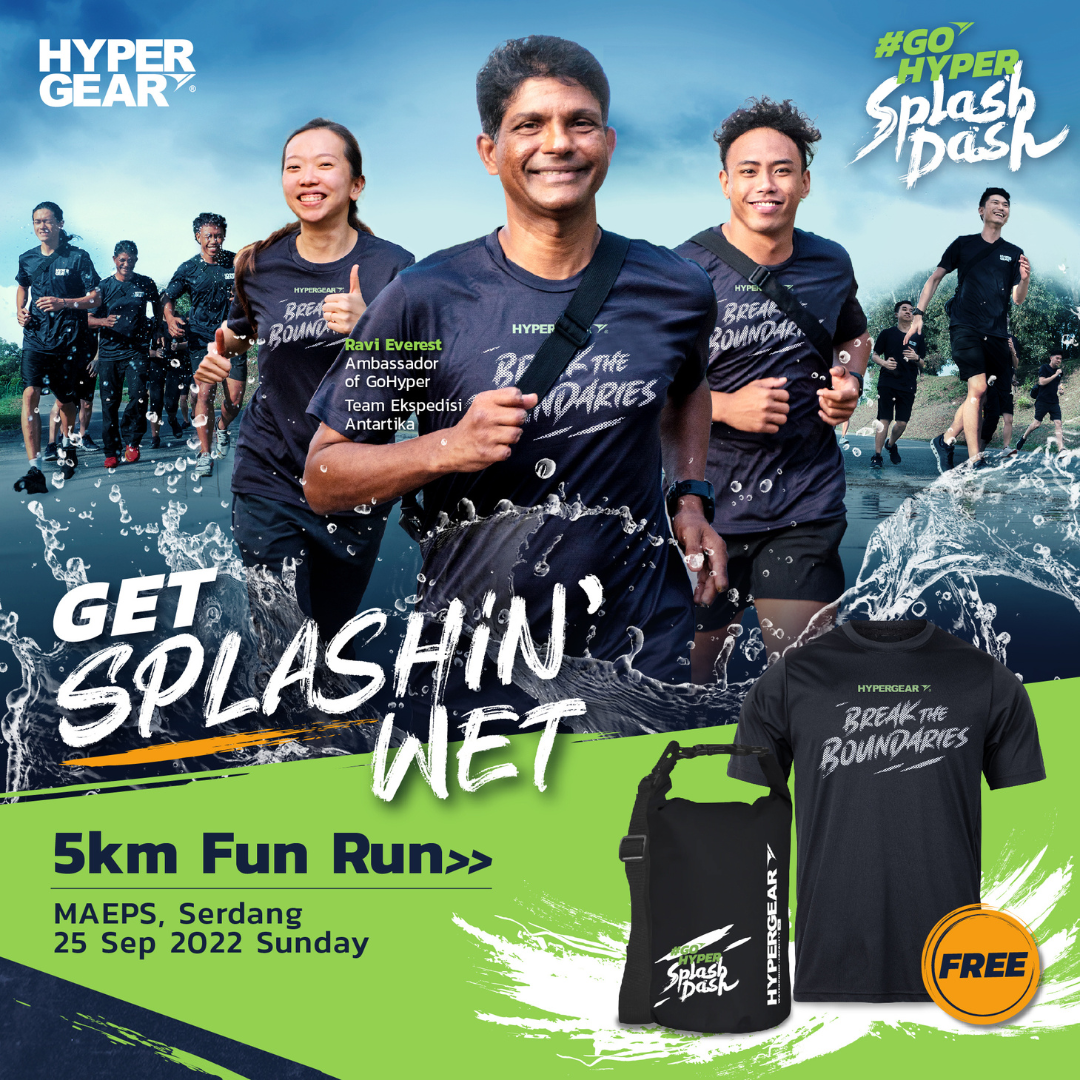 Hypergear #GoHyper Splash Dash – Hypergear Malaysia