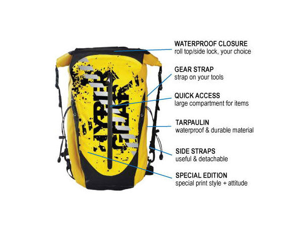 Dry Pac Pro Gold 30L Limited Edition (Fast Slot Adapt) – Hypergear Malaysia